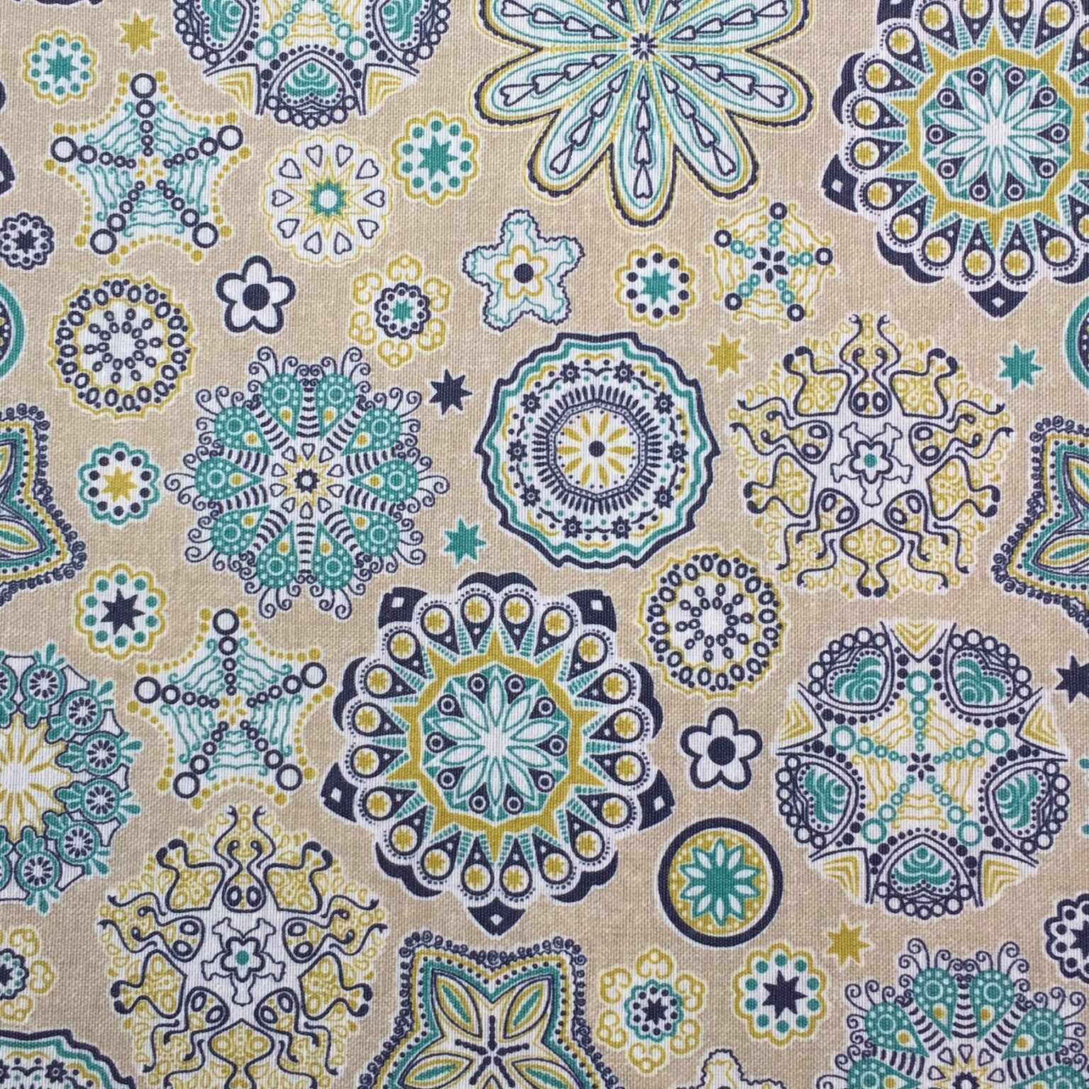 Tissu polycoton enduit Ecaille - Tiss & Co