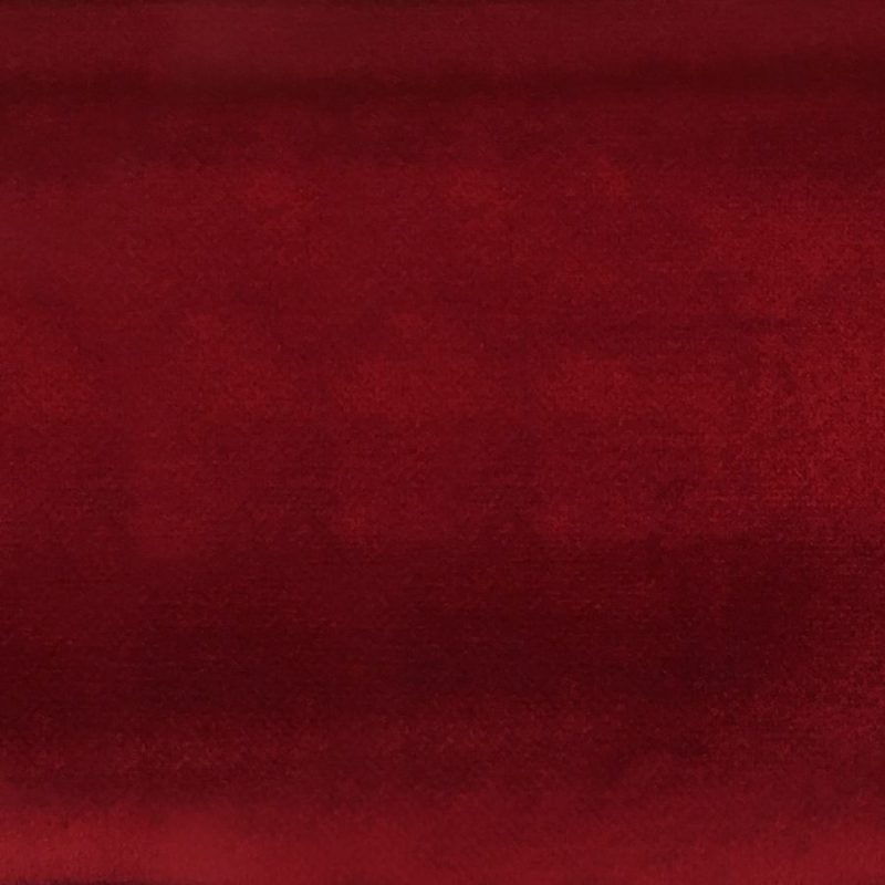 Velours d'ameublement "Baroque" rouge bordeaux - Tiss & Co